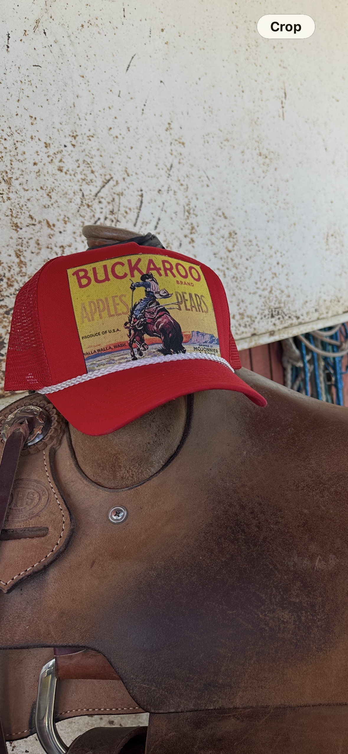 Red Buckaroo Trucker Hat – The Turquoise Reata